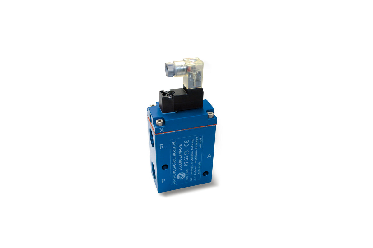 3-Way Servo Controlled Vacuum Valve With Low Absorption Coils