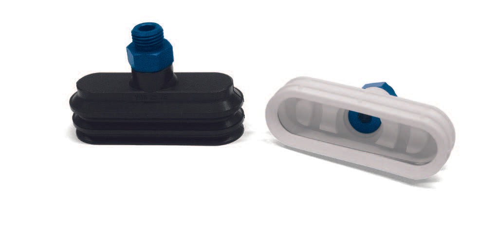 Flat and Bellows Elliptical Vacuum Cups With Supports